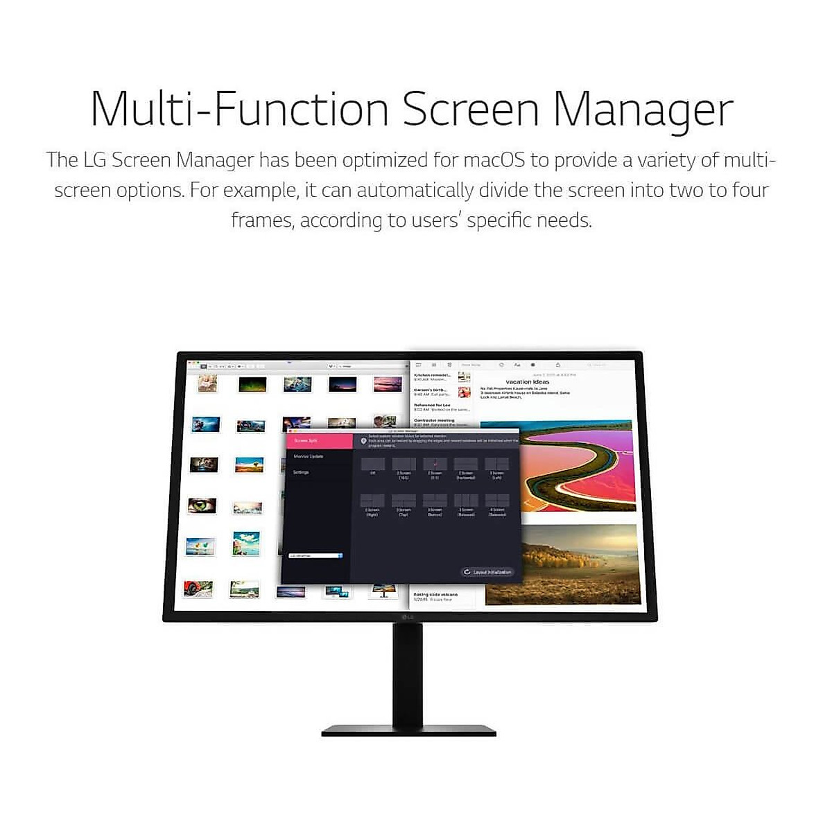 LG 22MD4KA-B UltraFine 4K Display 21.5" UHD 4096x2304 4xUSB-C