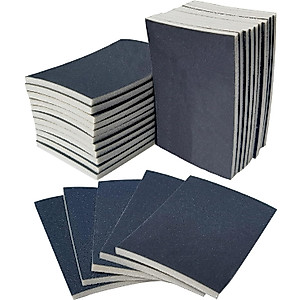 20 PCS 400-3000 Grit Hand Sanding Block Assorted, Ultra Fine Sanding Sponges Pads, Soft Foam Hand Sander Block Wet Dry Sandpaper for Model Drywall Metal Wood Furniture Polishing