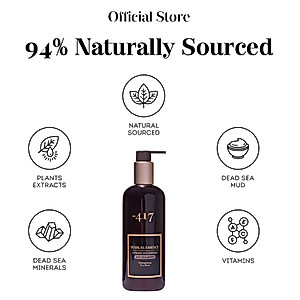 -417 Dead Sea Catharsis Mud Shampoo - Treat Scalp & Hair for Healthy Shiny Hair - Repair Sun Damages - with Avocado Oil and Vitamin E - Perfect for Dry Scalp - 100% Vegan 349.8 ML