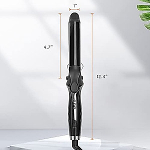 CNAIER 2-in-1 Hair Straightener Curling Iron 1 Inch Produces Classic Curls and Straightening – for use on Short, Medium, and Long Hair, Curls Beautifully & Straightens Well