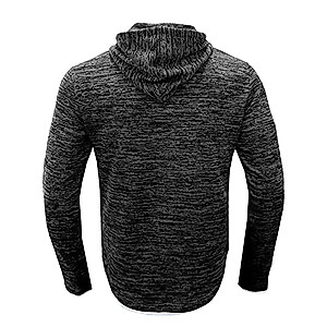 Graphic Hoodies For Men, Men'S Fashion Pullover Hoodie Sweatshirt Fleece Hip Hop Streetwear Casual Sweatshirt Hooded Men Oversized Hoodie Devil Mgk Trendy Hoodies (XL, Black)