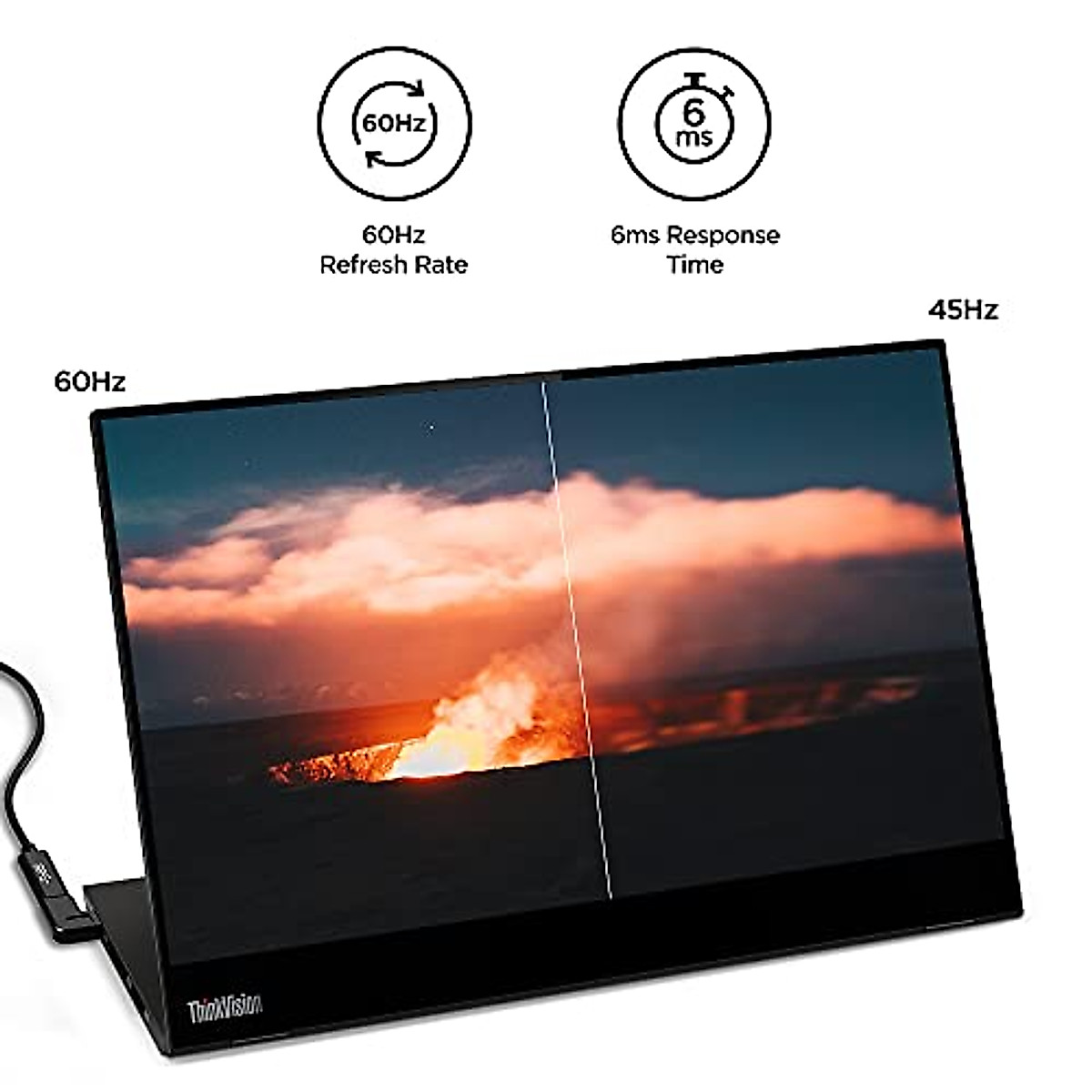 ThinkVision M14t USB-C Mobile Monitor with Touch Screen - Black — 🛍️ ...