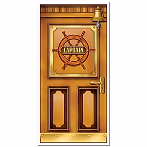 Cruise Ship Door Cover Party Accessory (1 count) (1/Pkg)
