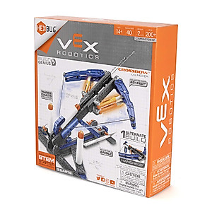 HEXBUG VEX Robotics Crossbow 2.0, STEM Learning, Toys for Kids (Blue/Orange)