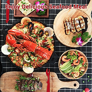 30Pcs Crab Legs Crackers, Seafood Cracker Tools for Lobster, Crab, Crawfish, Prawns, Shrimp, Easy Seafood Sheller, Seafood Tools