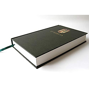 La Biblia Católica: Tamaño grande, Edición letra grande. Tapa dura, verde, con Virgen