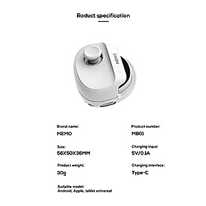 PUOX Mobile Game Controller Joystick, Call of Duty Mobile Game, Bluetooth Connection, Plug and Play, Single Joystick and Single Button Design, Suitable for Mobile Phone, Tablet Gamepad