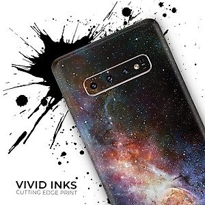 DesignSkinz Multicolored Space Explosion Protective Vinyl Decal Wrap Skin Cover Compatible with The Samsung Galaxy S20 (Screen Trim & Back Glass Skin)