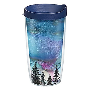 Tervis Traveler Inkreel The Heavens Triple Walled Insulated Tumbler Travel Cup Keeps Drinks Cold & Hot, 16OZ, Classic