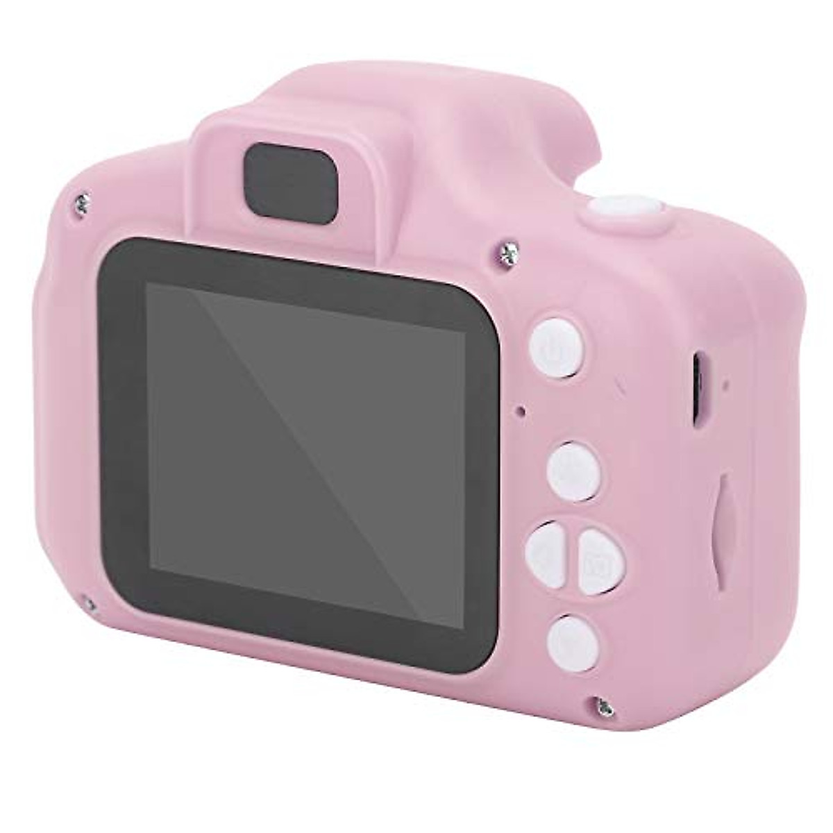 Kids Digital Camera, HD Kids Digital Video Camera, Multifunctional Children's Digital Camera Photo Video with Memory Card Mini Gift (Pink 32GB)