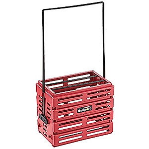 Tourna Ballport Tennis Ball Hopper Holds 80 Balls Durable and Lightweight – Red