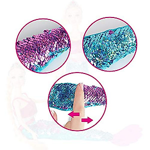 Mermaid Princess Doll with Little Mermaid and Pink Dolphin Playset, Blonde Hair Mermaid Toys with Accessories, Gift for 3 to 7 Year Old Girls