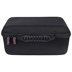 khanka Hard Storage Case Replacement for Brother P-Touch Label Maker PTD600 Labeler/PT- D610BT Business Professional Connected Label Maker, Case Only (Inside Black)