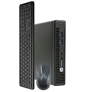 HP EliteDesk 800 G1 Tiny Computer Micro Tower PC, Intel Core i5 Processor, 16GB Ram, 1TB SSD,Wireless Keyboard & Mouse, WiFi | Bluetooth, Windows 10 Professional (Renewed)