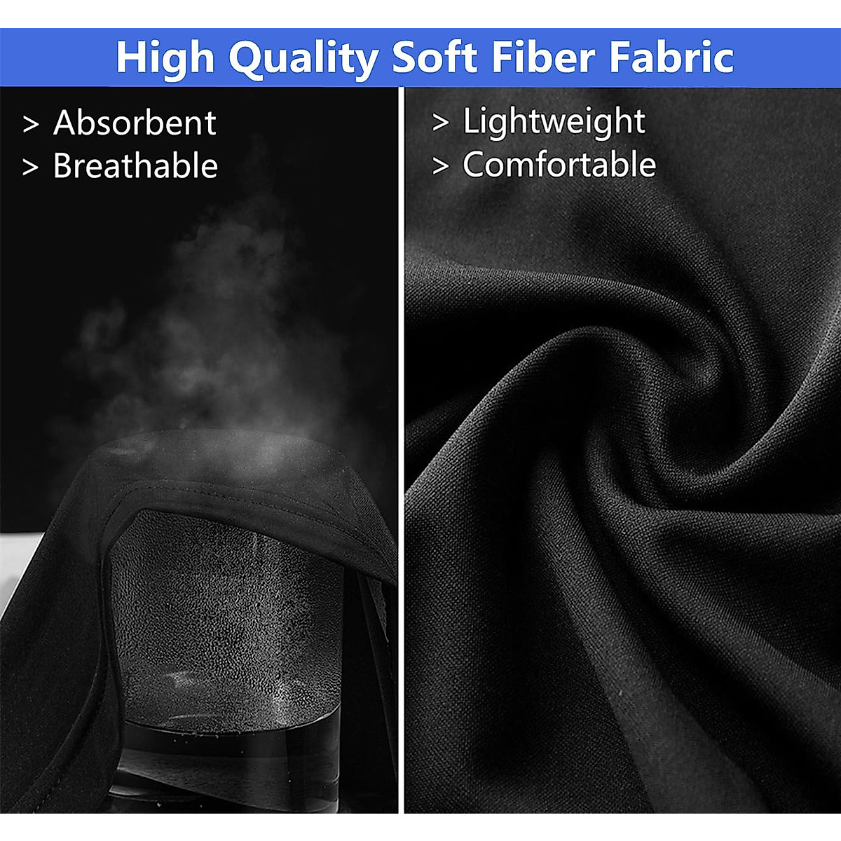 Balaclava Ski Mask Head Mask Full Face Mask Windproof Face Cover Sun UV Protection Scarf Men Women Outdoor Sport Cycling Cap (Black)