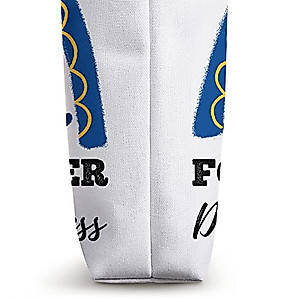 I Wear Blue And Yellow Daughter Down Syndrome Awareness Tote Bag