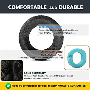 HTINDUSTRY Comfortable Headphone Earpads Cushions Replacement Ear Pads Compatible with Beyerdynamic DT 990 Pro DT 770 Pro DT990 DT770 Pro Headphone Headset