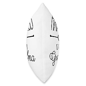 Twin Grandma Gifts For Women Co Happiness is Being A Grandma of Twins Pregnancy Announcement Throw Pillow, 16x16, Multicolor