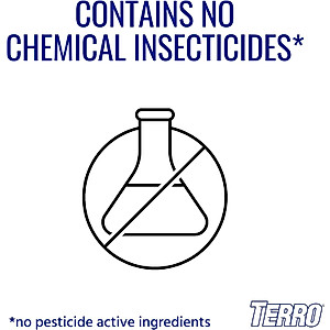 TERRO Fly Magnet, Reusable Fly Trap - Includes One Fly Bait Packet and Heavy Duty 9.5 Plexon Supply Hanging Chain and Magnet Replacement Bait, Orange.Black