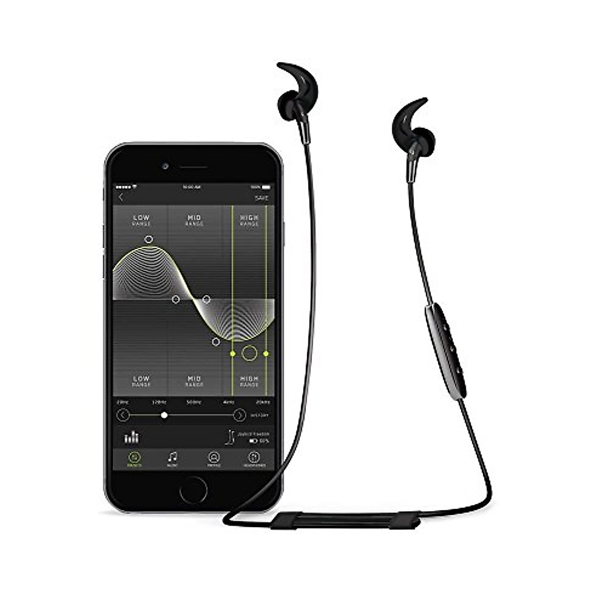 Freedom Wireless Sport Headphones-Carbon
