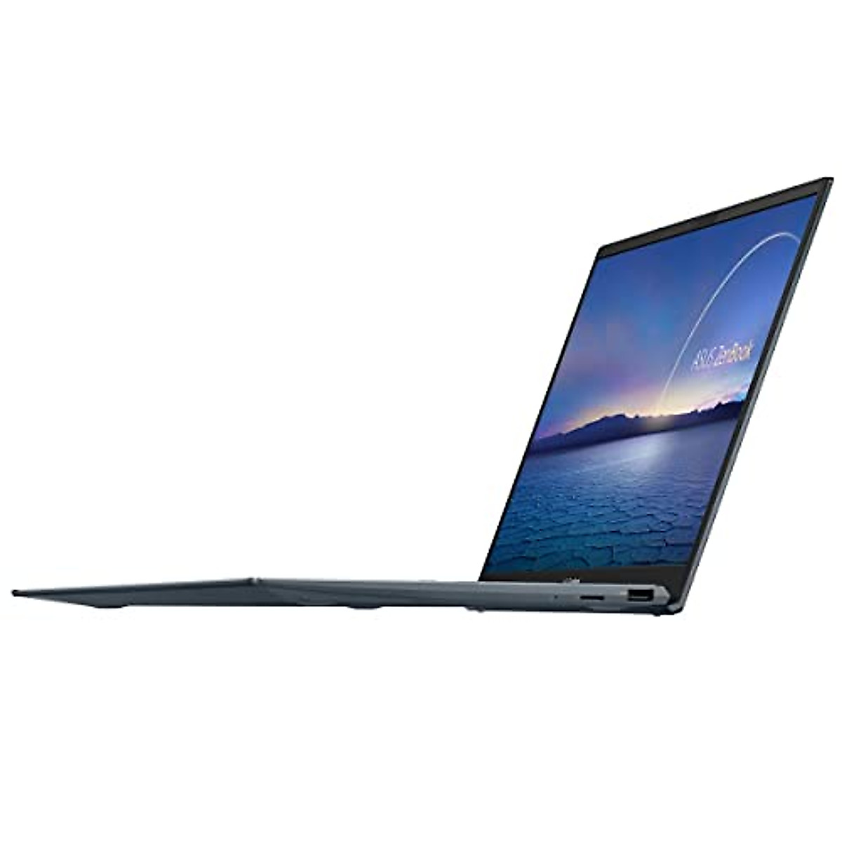 ASUS ZenBook 14 Ultra-Slim Laptop 14” Full HD NanoEdge Display, Intel Core i7-1165G7, 8GB RAM, 512GB PCIe SSD, NumberPad, Thunderbolt 4, Windows 10 Home, AI noise-cancellation, Pine Grey, UX425EA-EH71