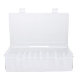 SEWACC 42 Holder Sewing Spool for Capacity Cross Plastic Satchel Pill Supplies Thread Fishing Organizer Clear Empty Case Machines Large Embroidery Storage Floss Spools
