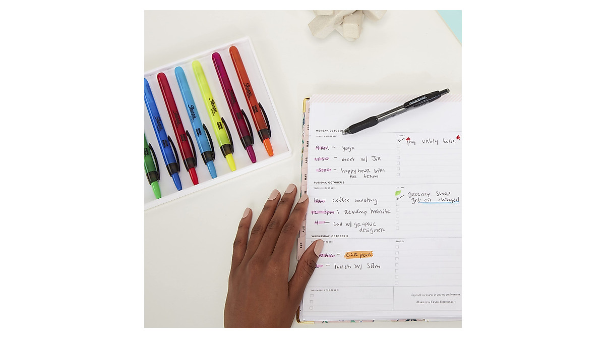 Sharpie Retractable Highlighters - Vibrant & Smudge-Resistant