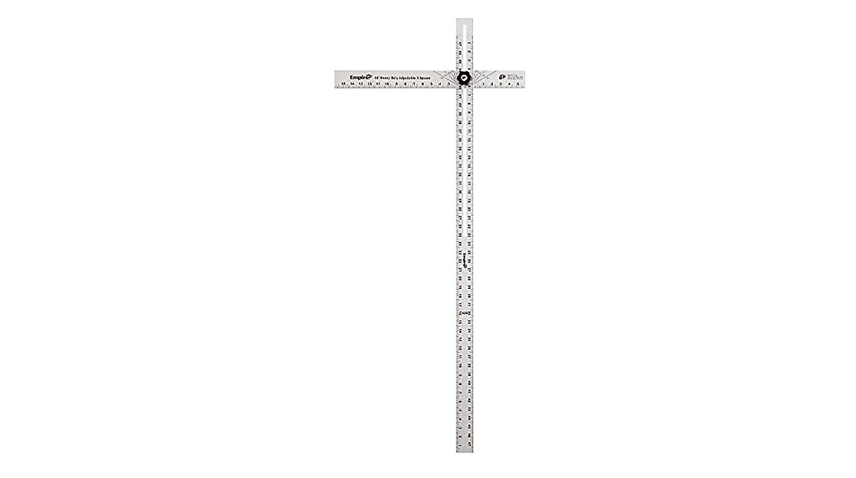 Empire Level Heavy Duty T-Square for Precision Carpentry