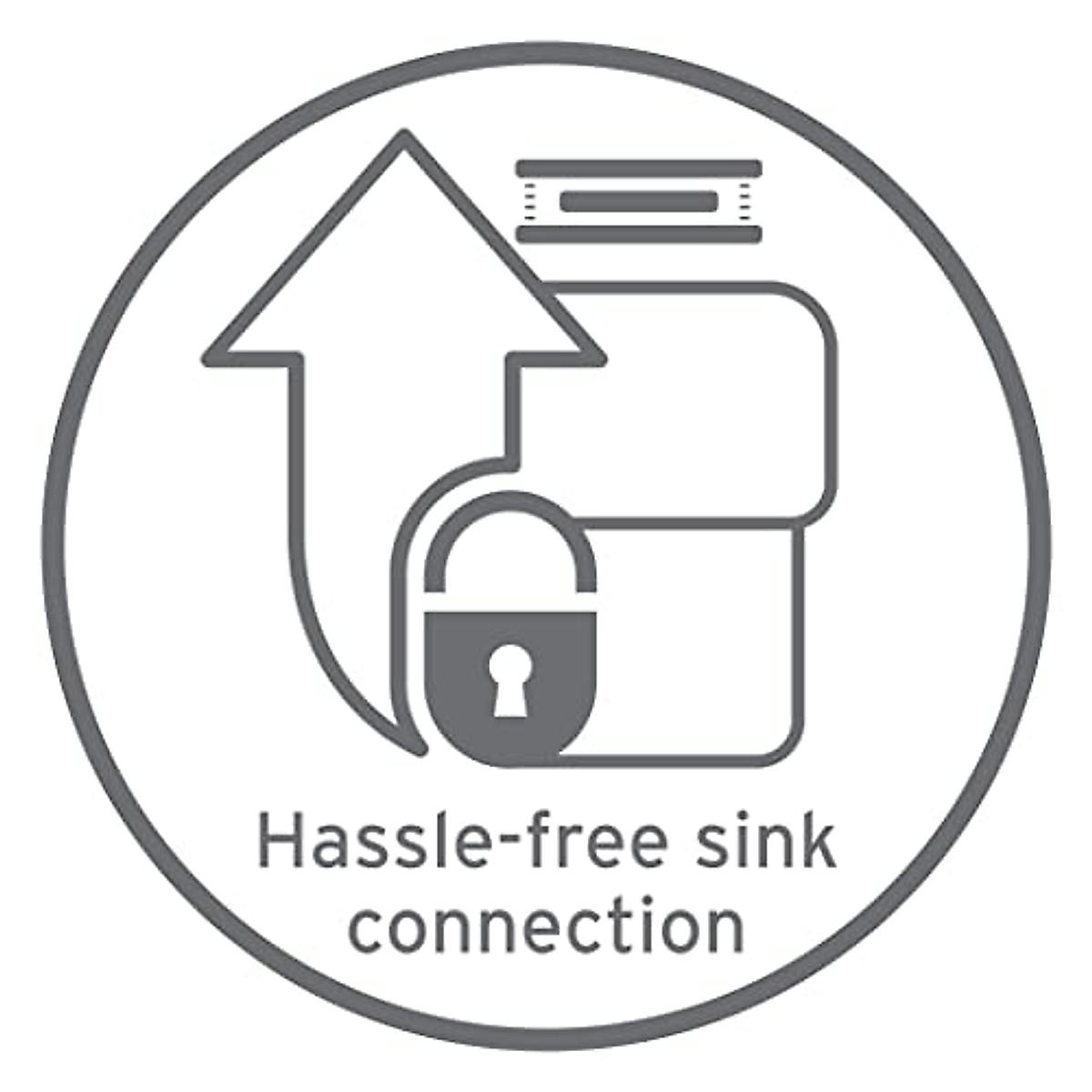 InSinkErator Garbage Disposal with Power Cord & Air Switch, Evolution Essential XTR, Quiet Series, 3/4 HP Continuous Feed, Gray