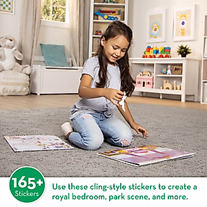 Melissa & Doug Reusable Sticker Pad: Princess Castle - 200+ Stickers And 5 Scenes