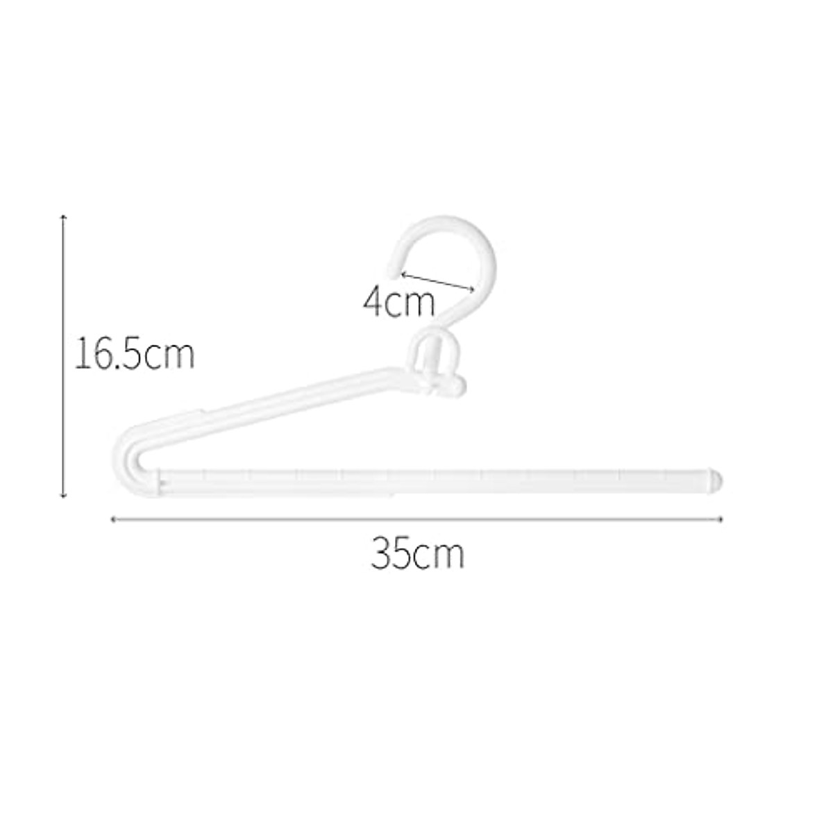 IULJH Pants Rack Wardrobe Multi-Functional Seamless Hanger Pants Hanger Household Multi-Layer Pants Storage Artifact