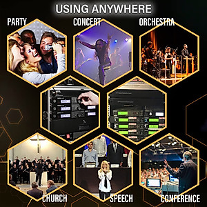 1U Rack Mount Bracket Kit Fit for SLX4 SLXs SLXD4 Wireless Mic Dual Receivers Combining Together, Extra Strong