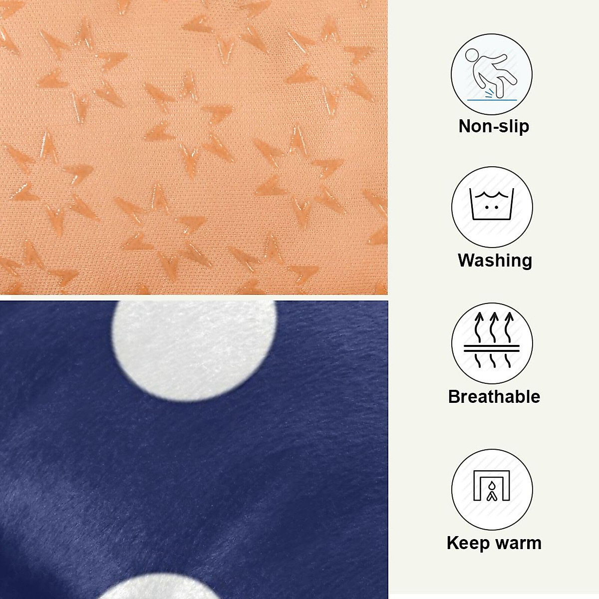 YETTASBIN Polka Dot Crate Pet Bed, Portable Washable Dog Cat Mat, Soft Comfortable Pet Mattress with Non-Slip Bottom for Dogs Cats Sleeping, 36 x 24 Inch