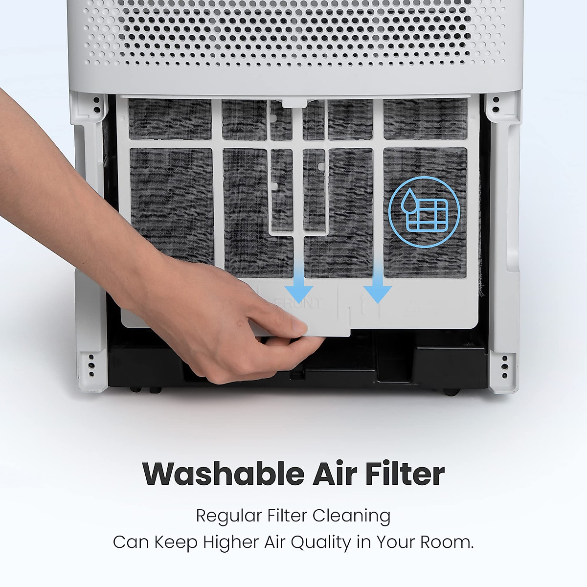 Gree Dehumidifier 50 Pint with Pump for up to 4500 Sq.ft, Energy Star Dehumidifier for Bathroom, Basement, Bedroom. Intelligent Humidity Control, LED Control panel, Quiet Design, Continuous Drainage