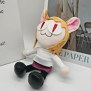 New Ne-Co A-Rc Plush Toy, 10.6inch Cute Cartoon Anime Ne-Co A-Rc Plush Doll, Soft Cat Figure Plush Pillow for Kids and Fans and Collectors Kids Bed Sofa and Home Decoration