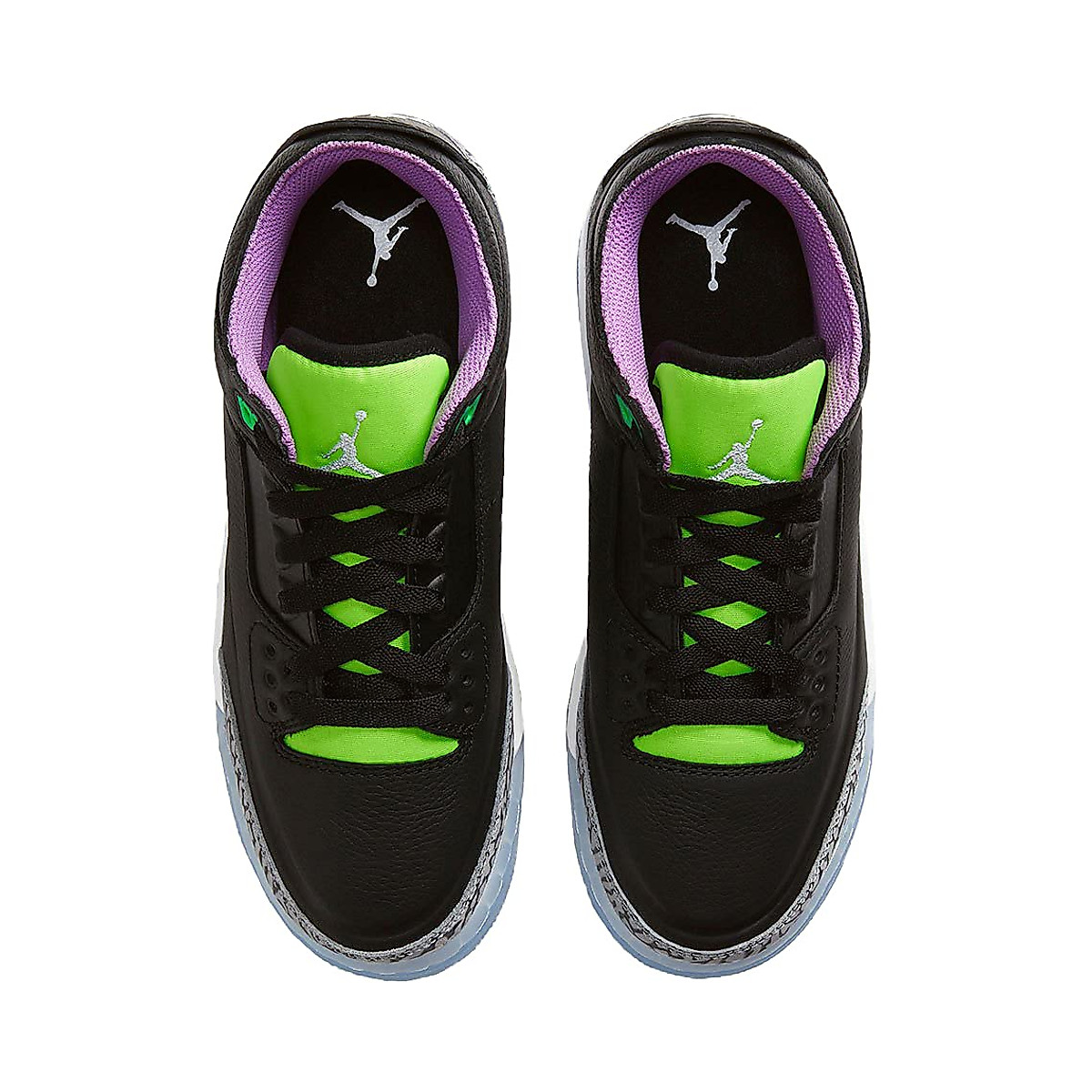 Jordan Kid's Shoes Nike Air 3 Retro SE (GS) Electric Green DA2304-003 (Numeric_4)