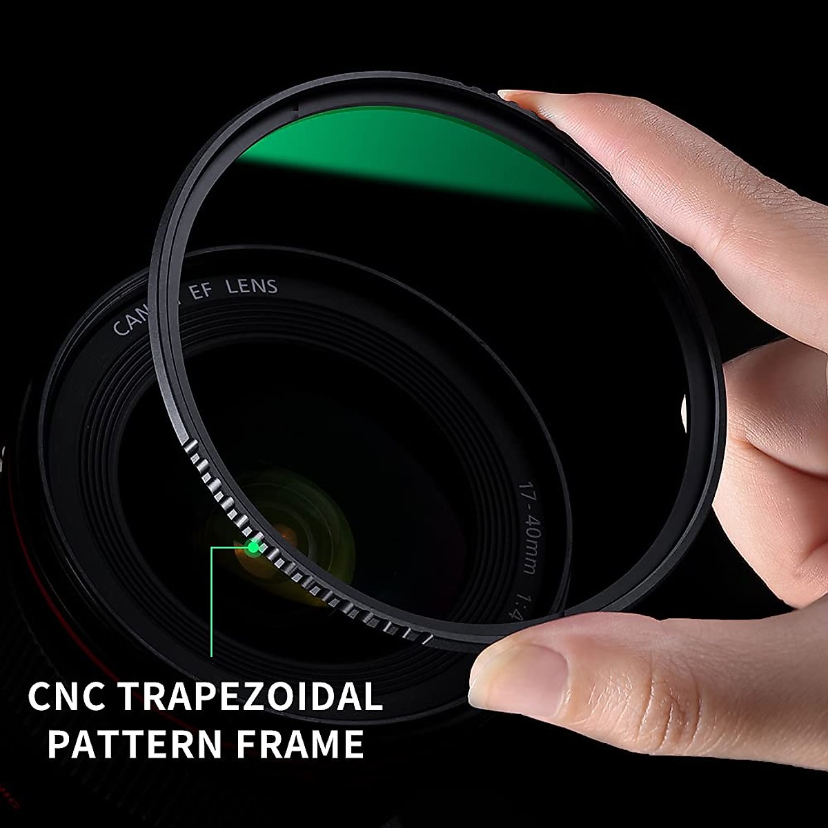 K&F Concept 55mm MC UV Protection Filter Slim Frame with 18-Multi-Layer Coatings for Camera Lens (K-Series)