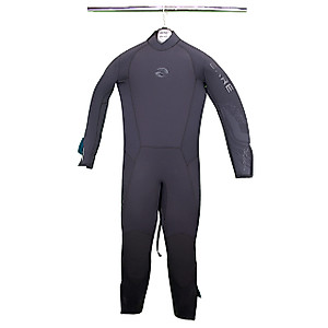 Motorcycle Body Armor Coat Hanger 'Shoulder Saver' by BAKER HANGER - USA Made - 4 Inch Hook (Black)