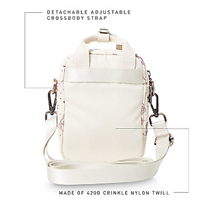 Doughnut Macaroon Tiny The Mystic Club Series 1L Women Girl Casual Crossbody Cell Phone Bag Purse Handbag (Cream x Brick)