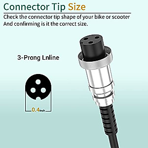 Yenyoh 24V 1.5A Scooter Battery Charger for Razor MX350 MX400 Dirt Rocket E100 E125 E150 E175 E200 E200S E225 E275 E300 E300S E325 E500S Rider 360 PR200 Pocket Rocket RSF350 Sport Bike Mini Chopper