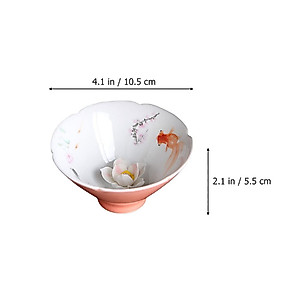 Hemoton Ramekins Cereal Bowl Bowls Japanese Tea Set Colorful Painting Tea Cup Household Teaware Ceramic Tea Cup Chinese Tea Tasting Cup Chinese Tea Set Soup Soup Bowls Bowl Mini Tea Cup