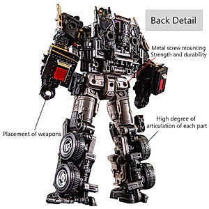 QCKJ Car Deformation Robots Toys,Alloy Action Figures for Boy 5-12,Transformed into Toy Cars