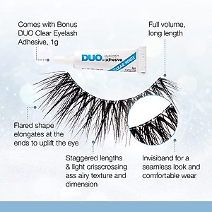 ARDELL Light As Air 523, plus a Bonus DUO Adhesive, 1g Clear