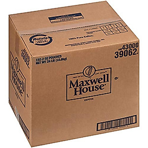 Maxwell House Ground Coffee single serve (2oz Bags, Pack of 192)