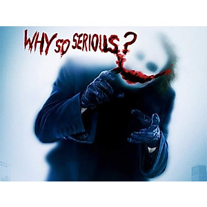 WHY SO SERIOUS 6.25u Spacebar PBT Keycap Dye-Sublimation Switch Cherry Profile for Cherry RGB MX Mechanical Gaming Keyboards