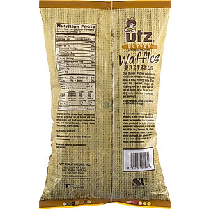Utz Quality Foods Butter Waffles Pretzels, 4-Pack 16 oz. Bags