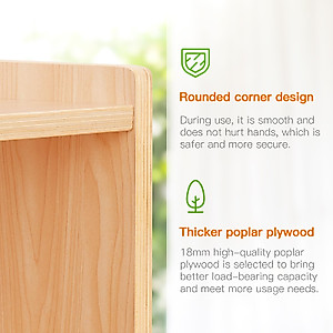 OOOK Montessori Weaning Table and Chair Set,Kids Activity Table and Chair Set with Fence for Read, Play Toys, Snack Time,Step Stool,1-3 Year Old Kids Montessori Furniture