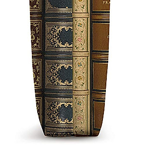 Antique Book Spine Bag For The Library Tote Bag