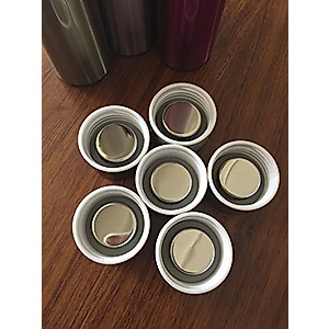 ChezMax Slim Thin Stainless Steel Vacuum Insulated Thermos Water Bottle Leak Proof Eco-Friendly Travel Thermos Cup Sports Drink Bottle 8.8 oz Gold