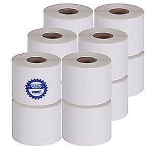 2 1/4in X 4in Name Badge Labels by Kenco Label, Compatible with Dymo 30857 (12 Pack)